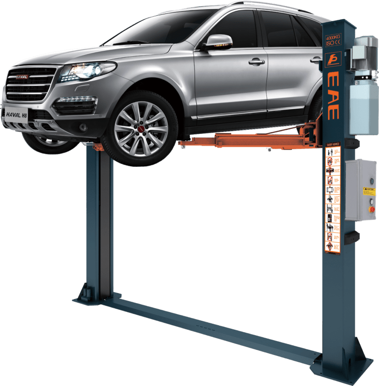 EAE EE-6254E 4T two post vehicle lift - HJS Garage Equipment | Garage ...